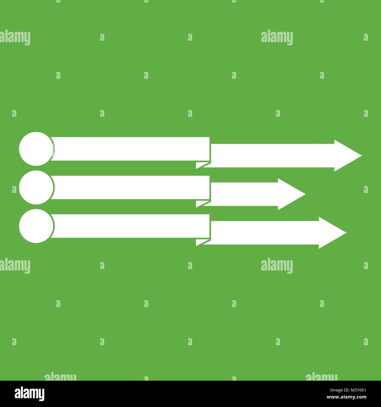 Infographic arrows icon green Stock Vector Image & Art - Alamy