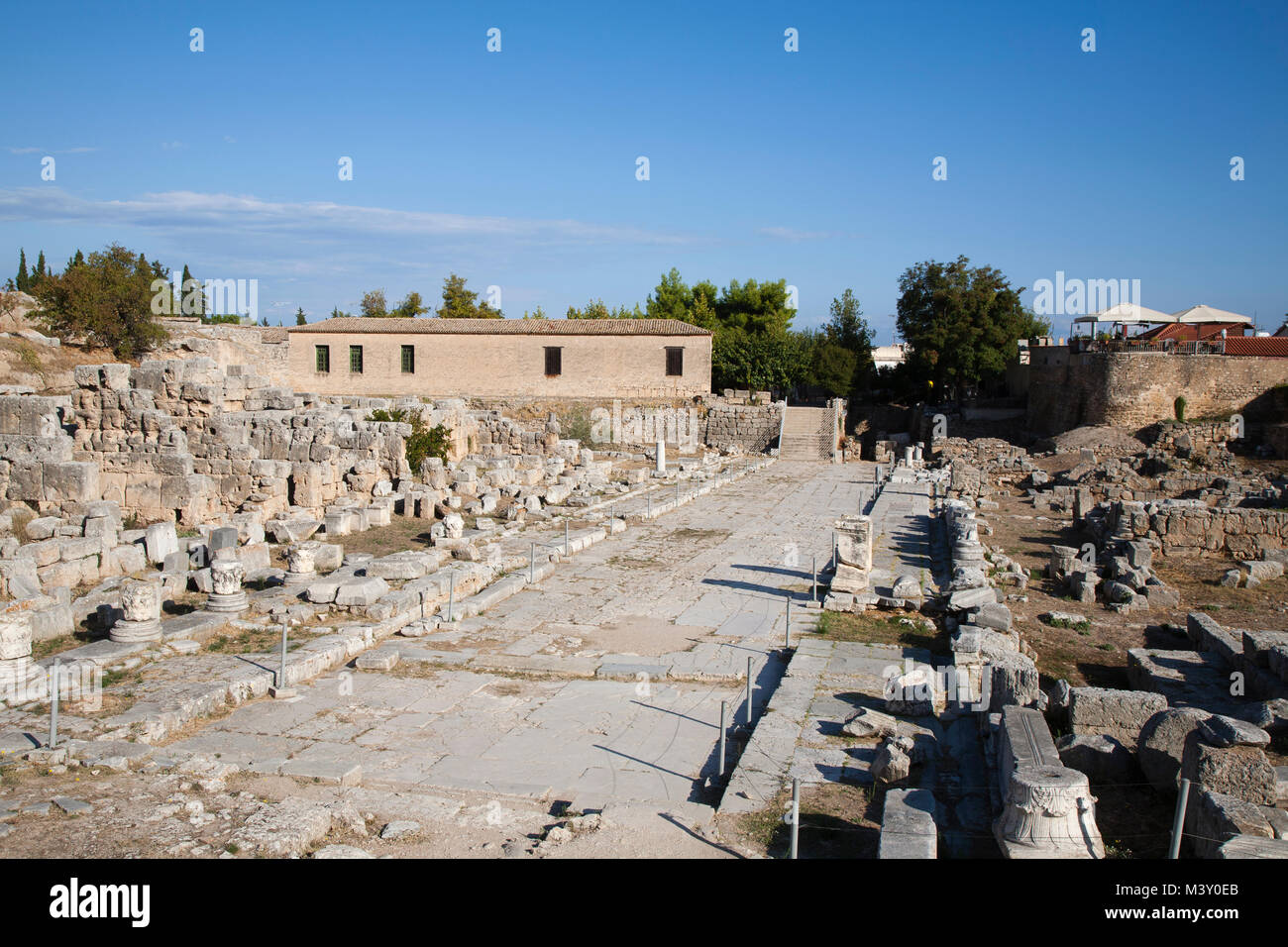 Ancient greek road hi-res stock photography and images - Alamy