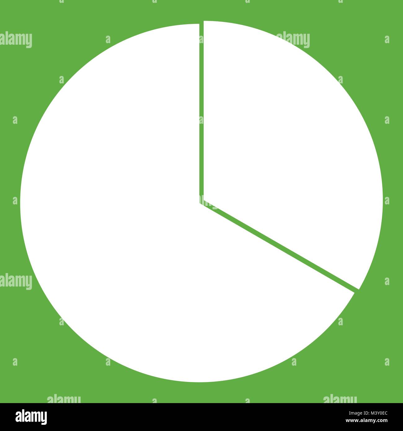 Circle chart infographic icon green Stock Vector Image & Art - Alamy
