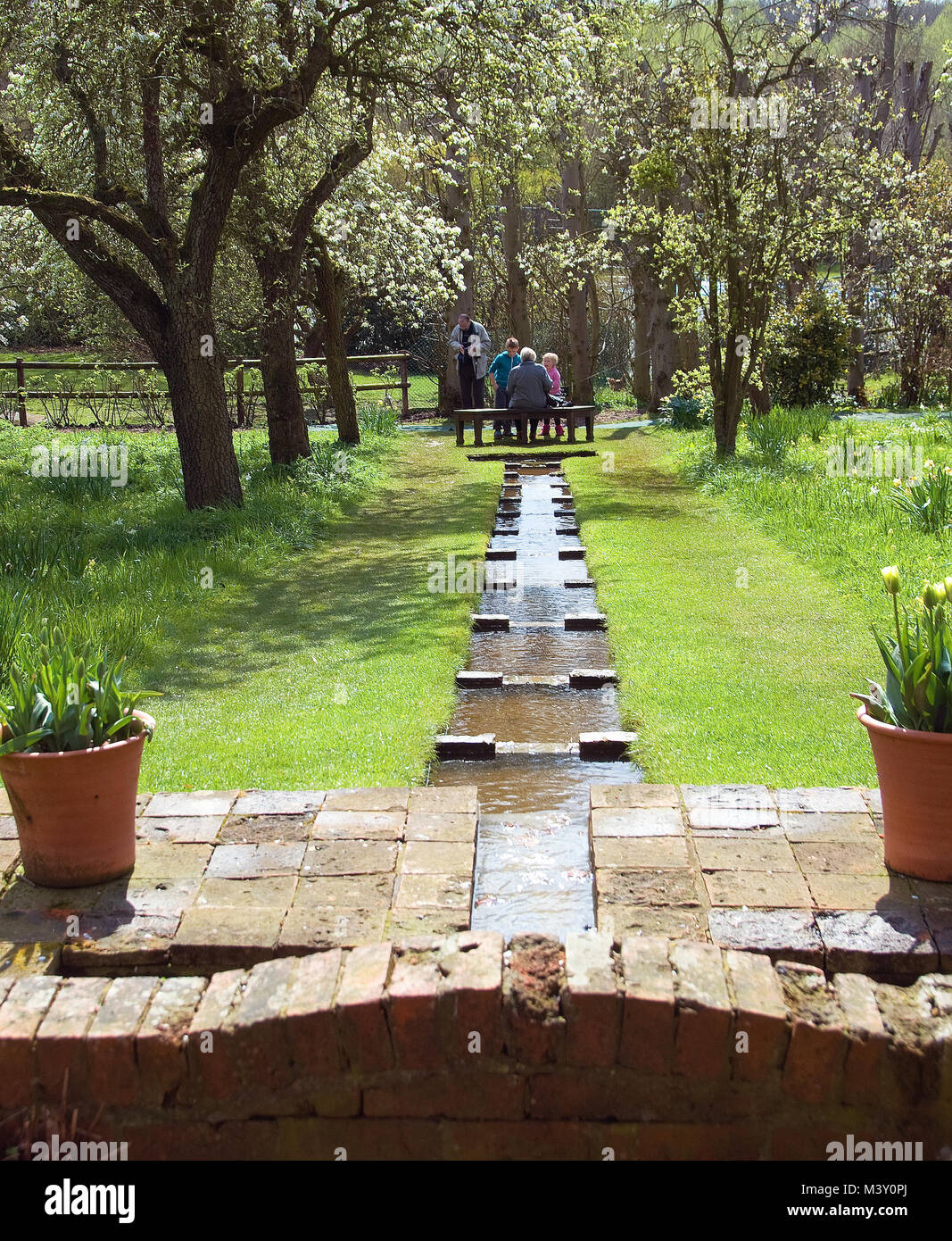 Water feature rill hi-res stock photography and images - Alamy