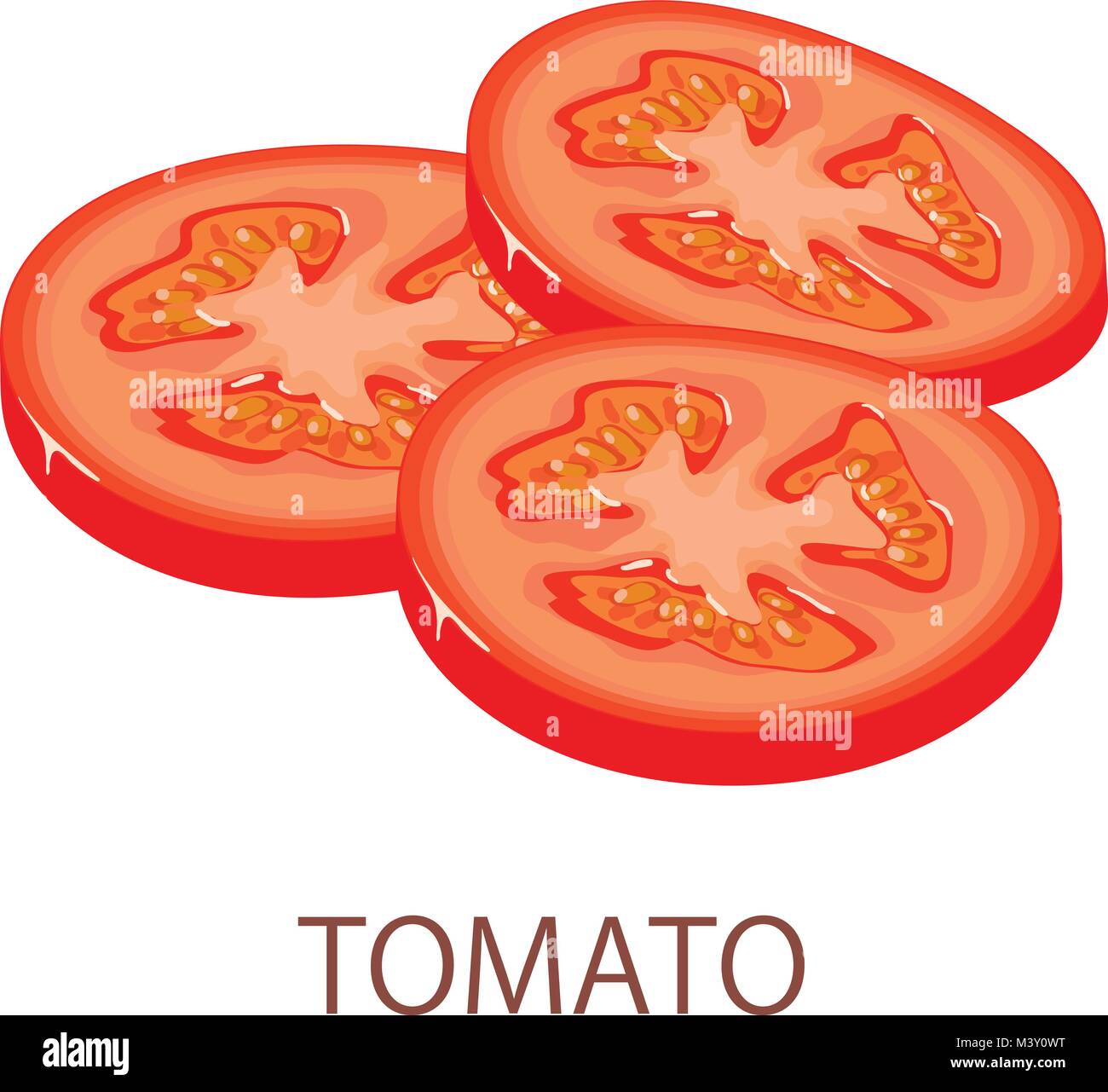 Tomato icon, isometric style Stock Vector Image & Art - Alamy