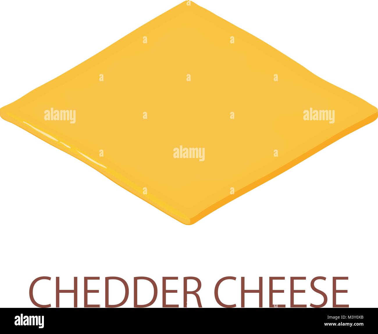 Cheddar cheese icon, isometric style Stock Vector Image & Art - Alamy