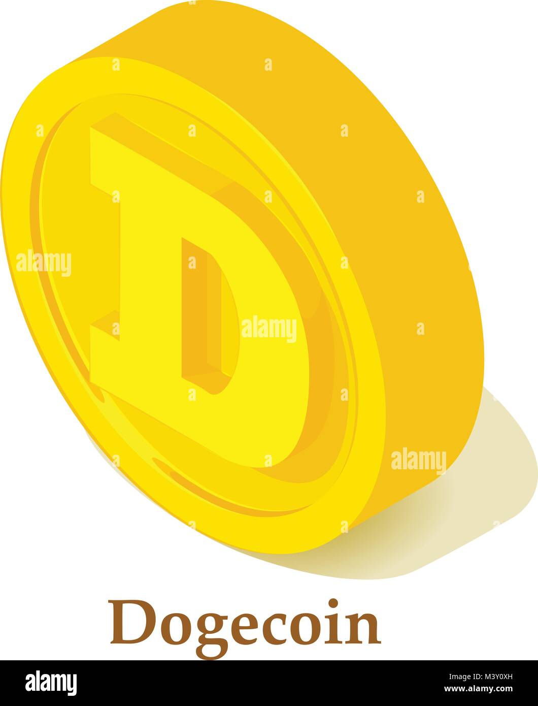 Dogecoin 3d logo hi-res stock photography and images - Alamy