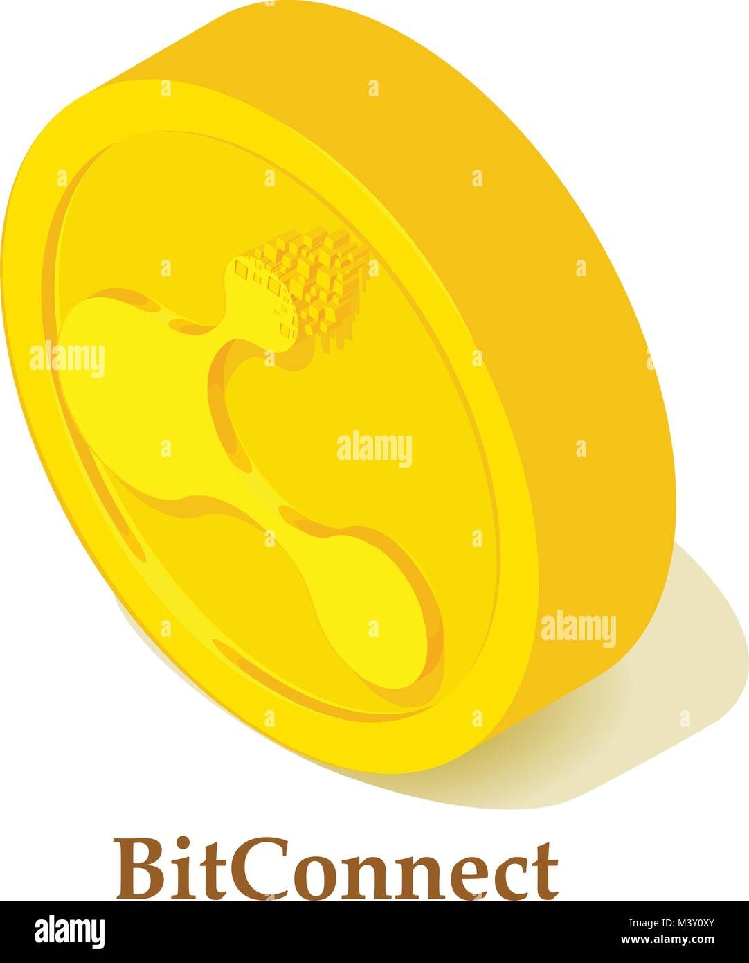 Bitconnect icon, isometric style Stock Vector Image & Art - Alamy