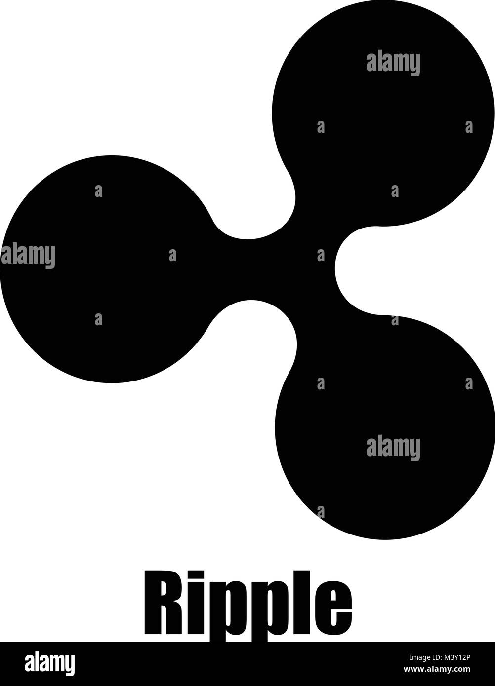 Ripple icon, simple style Stock Vector Image & Art - Alamy