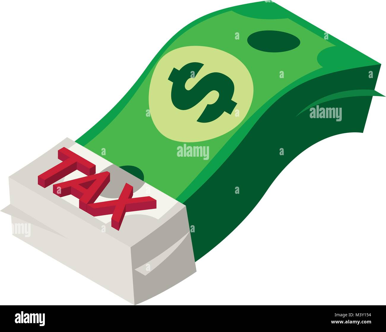 Cut money icon isometric Cut Out Stock Images & Pictures - Alamy