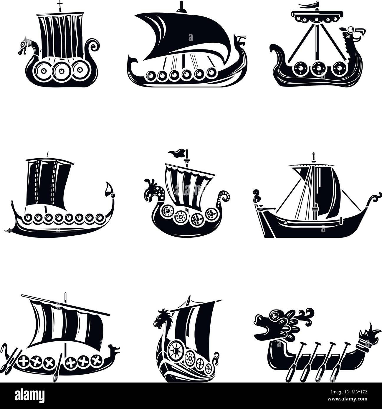 Medieval boat simple hi-res stock photography and images - Alamy