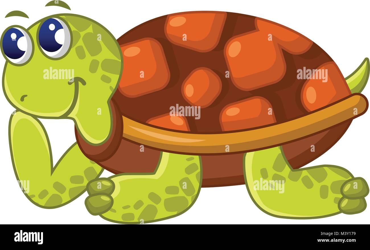 Happy turtle icon, cartoon style Stock Vector Image & Art - Alamy