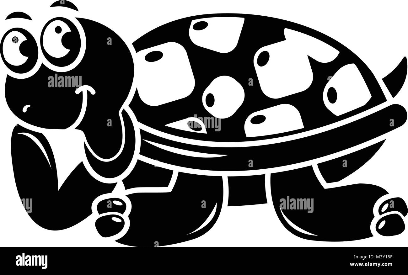 Happy turtle icon, simple style Stock Vector Image & Art - Alamy