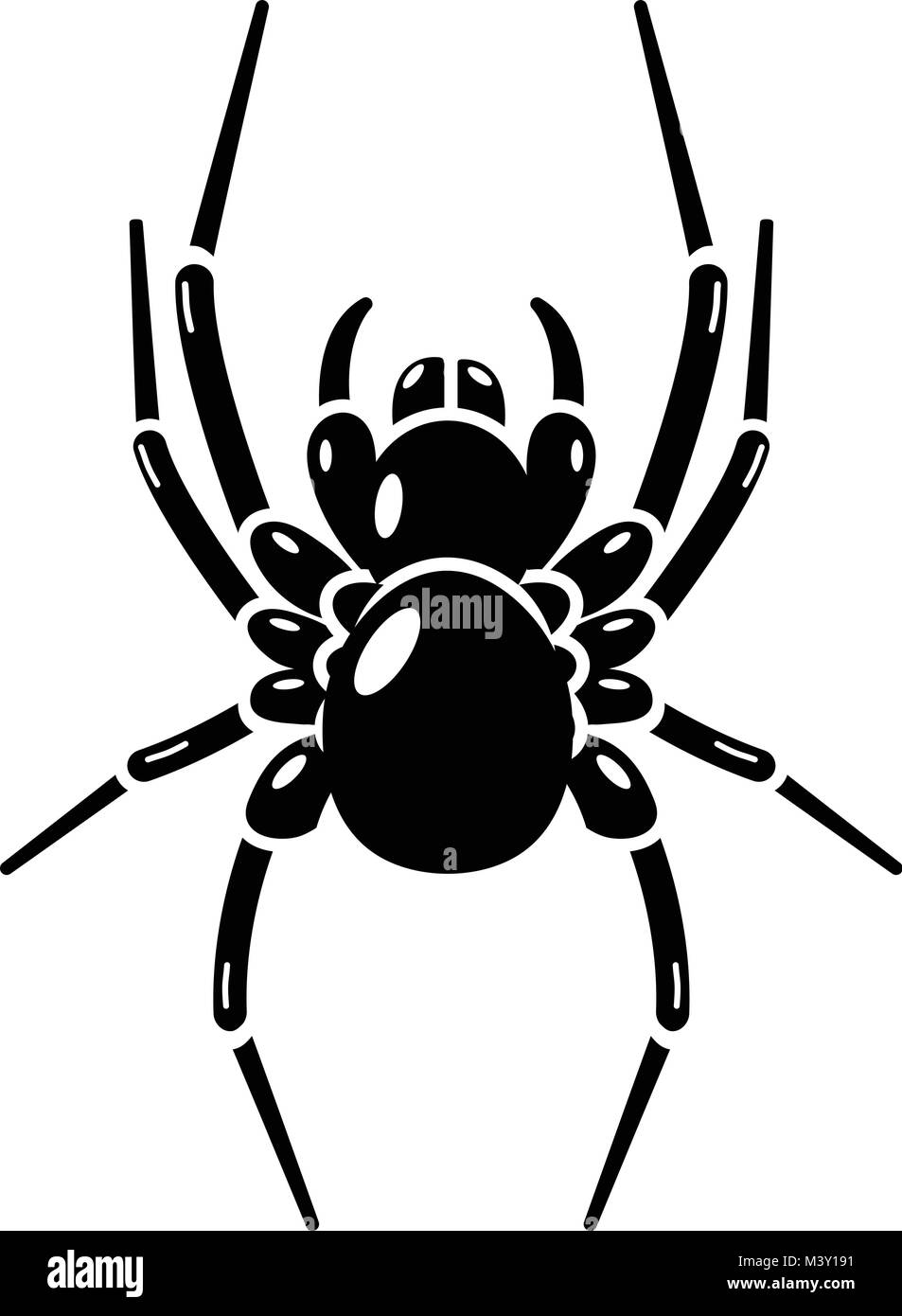 Spider icon, simple style Stock Vector Image & Art - Alamy