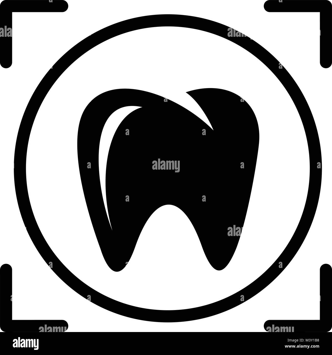 One tooth icon, simple style Stock Vector Image & Art - Alamy