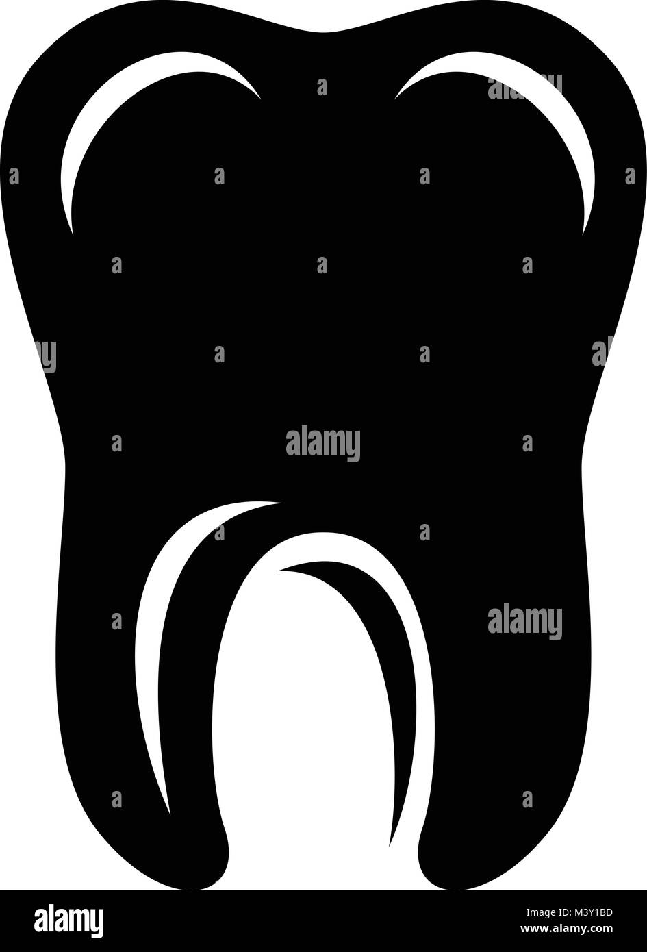 Single tooth icon, simple style Stock Vector Image & Art - Alamy