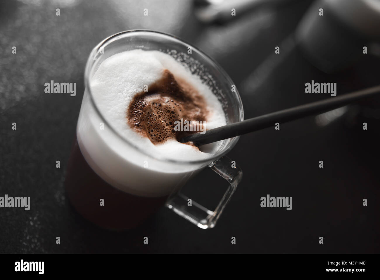 Cold or ice coffee, restaurant, cafe bar Stock Photo - Alamy