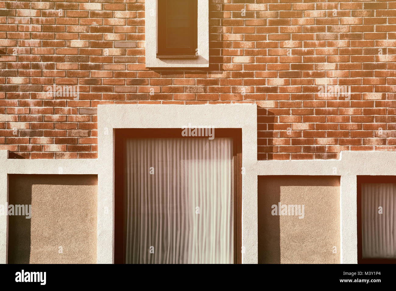 Architecture, building, texture wall House sunny day Stock Photo - Alamy