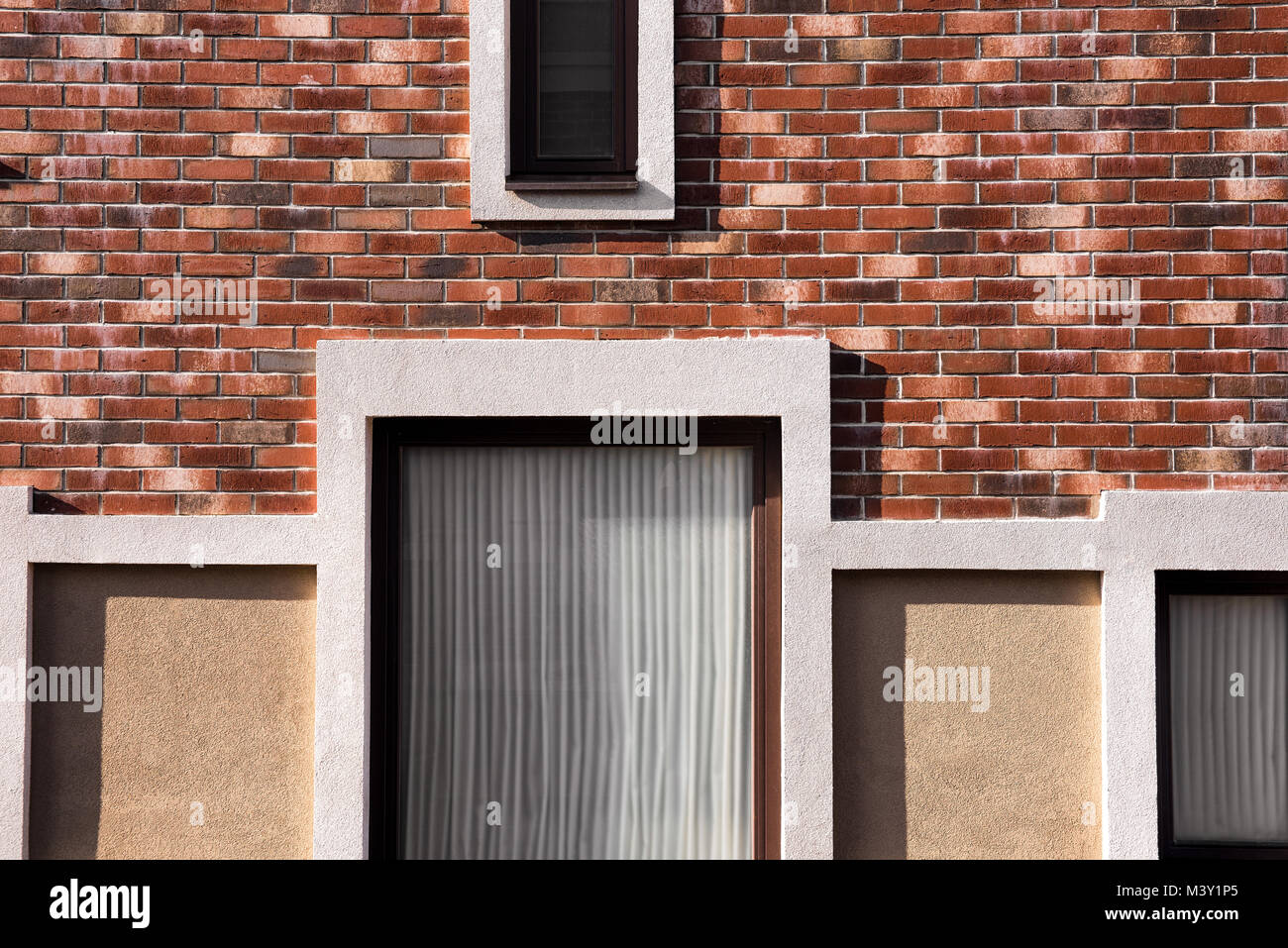 Architecture, building, texture wall House sunny day Stock Photo - Alamy