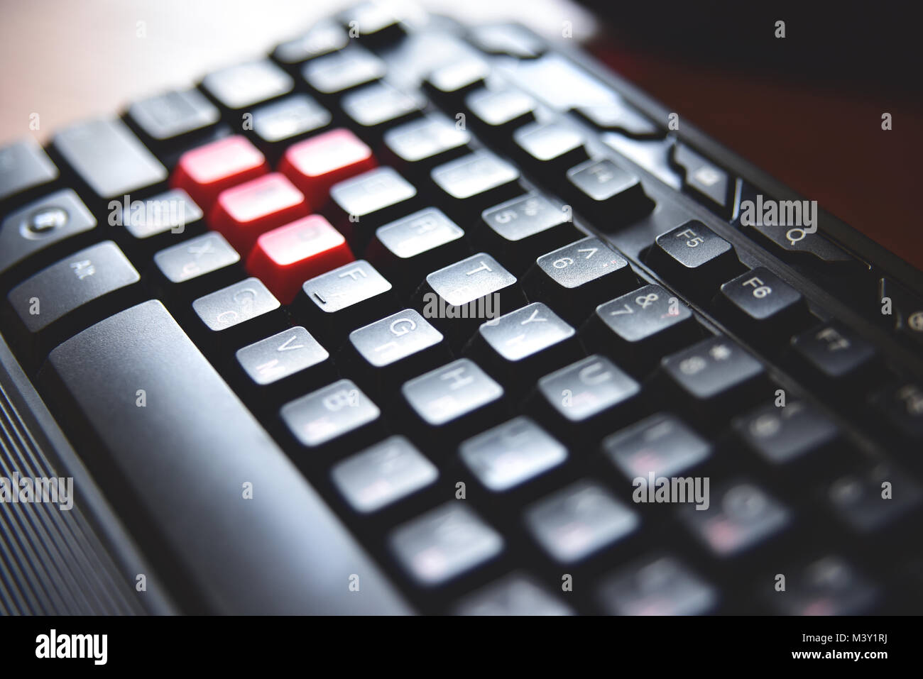 Typing gaming hi-res stock photography and images - Alamy