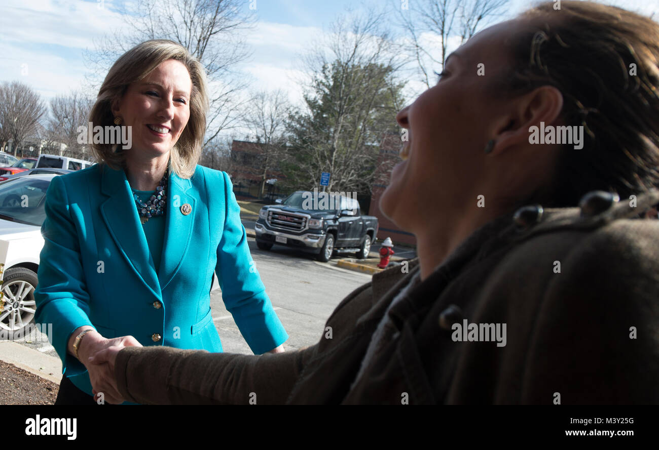 UNITED STATES: Feb. 12, 2018: Congresswoman Barbara Comstock, R-VA ...