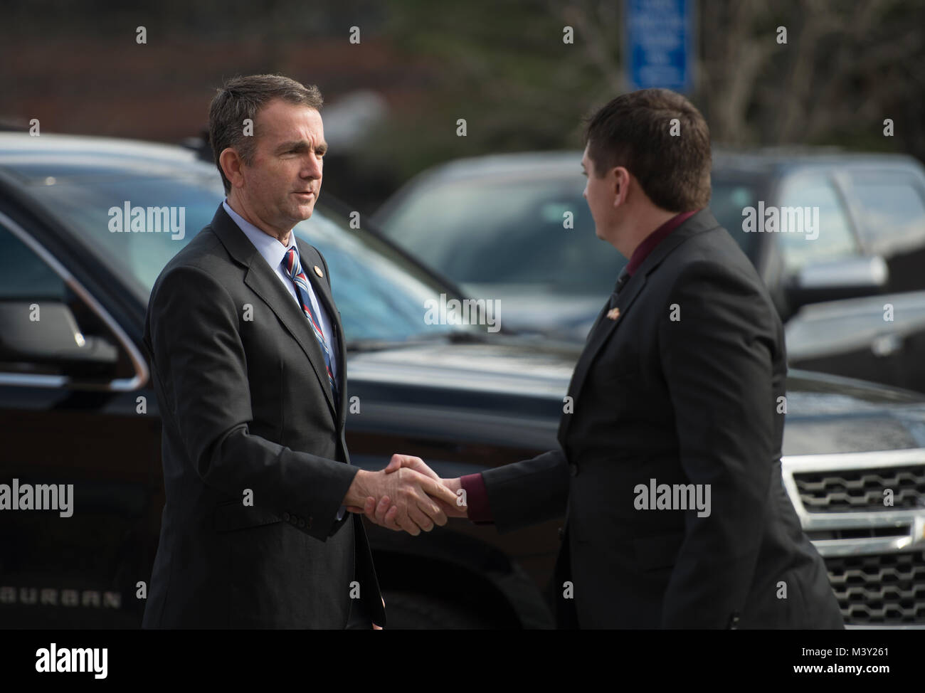 UNITED STATES: Feb. 12, 2018: Governor Ralph Northam during his visit ...