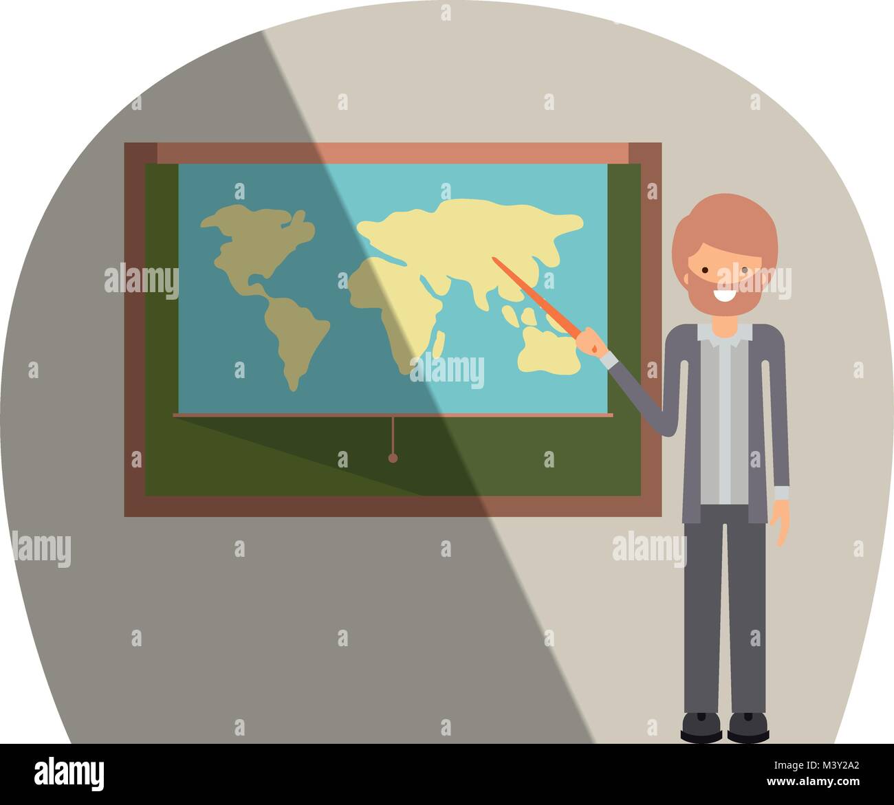 Teach geography Stock Vector Images - Alamy