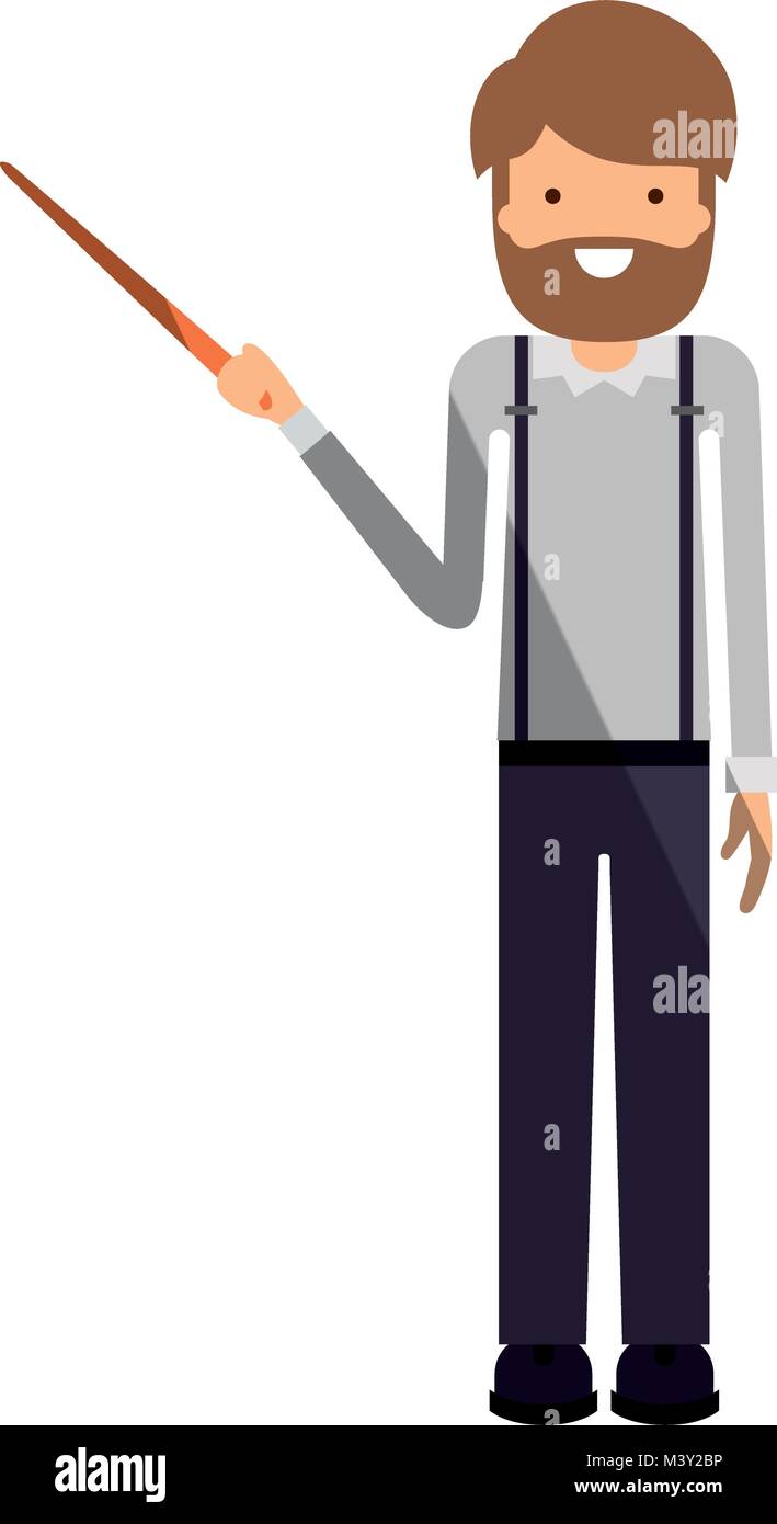 Pointing With Stick High Resolution Stock Photography and Images - Alamy