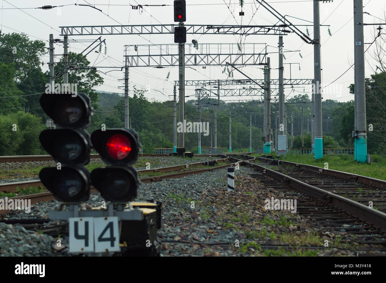 Signal control rail railway hi-res stock photography and images - Alamy