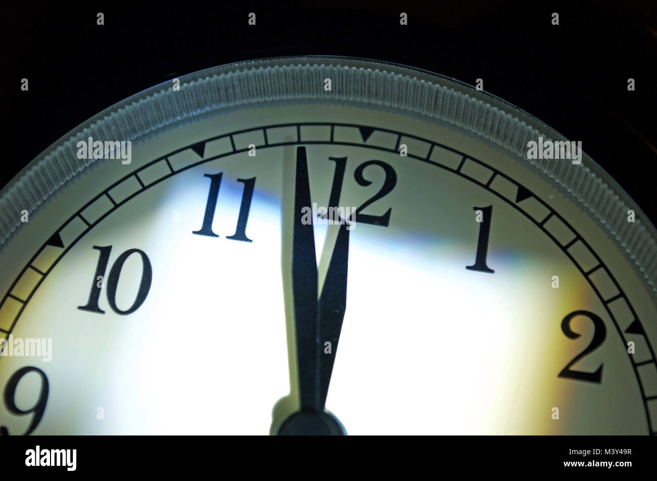 Doomsday clock hi-res stock photography and images - Alamy