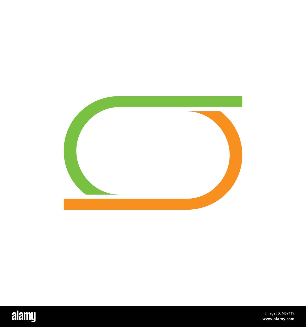 Initial S Rounded Circuit Vector Symbol Illustration Graphic Design ...