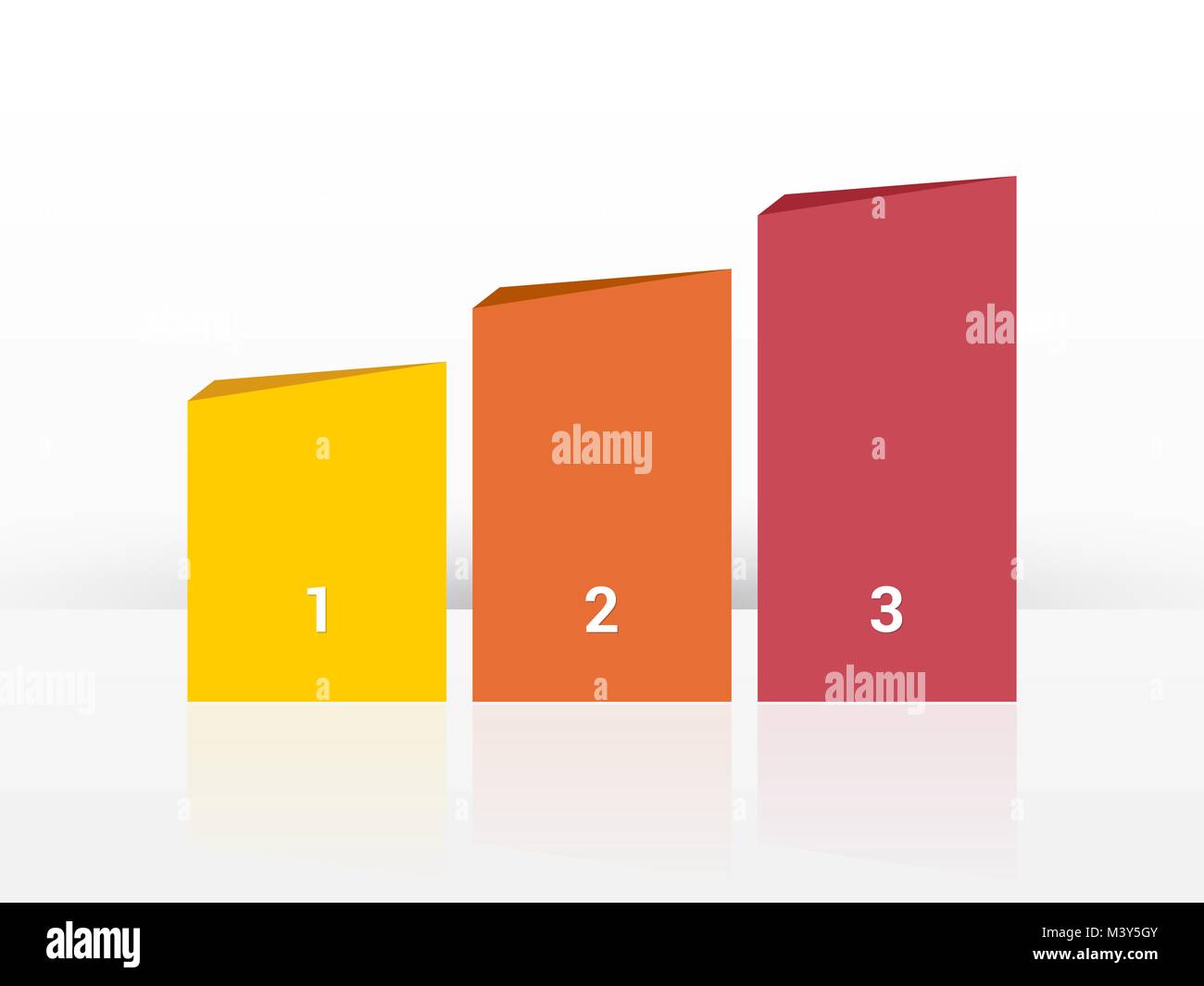 Simplier three-column chart in pastel colors Stock Vector Image & Art ...