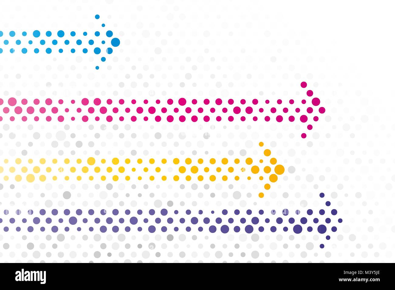 arrows composed of small polka dots Stock Vector Image & Art - Alamy
