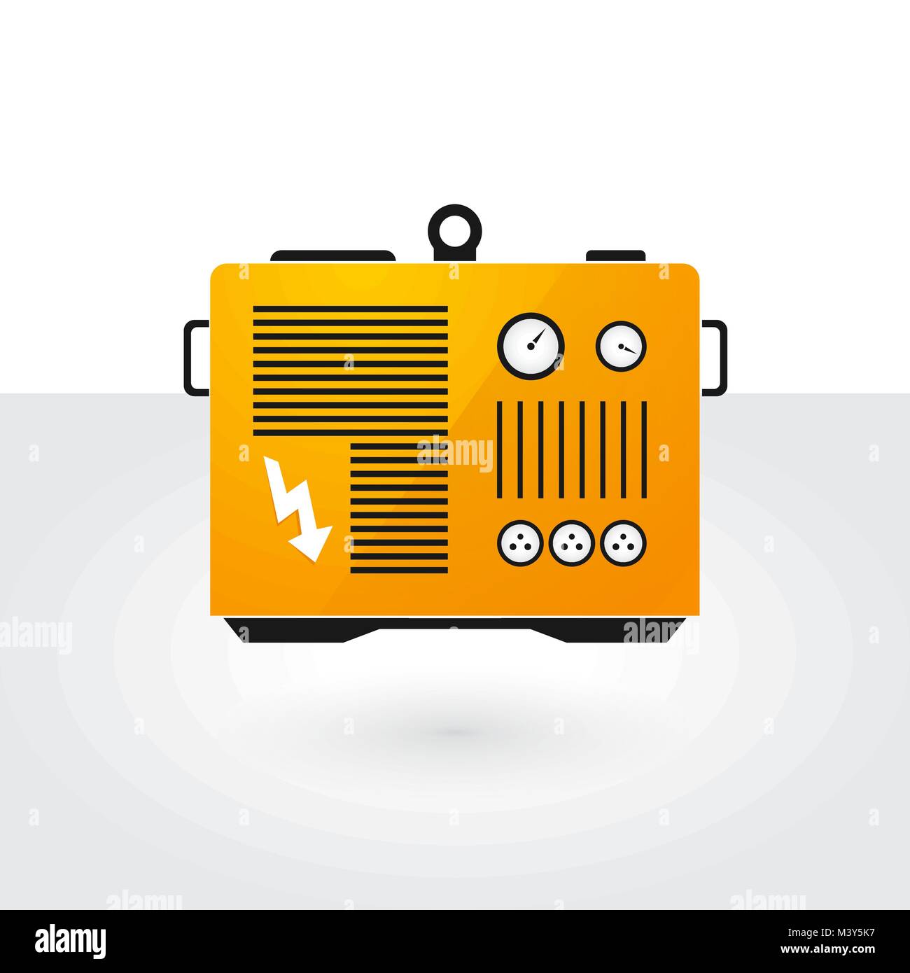 Diesel generator icon vector vectors hi-res stock photography and ...