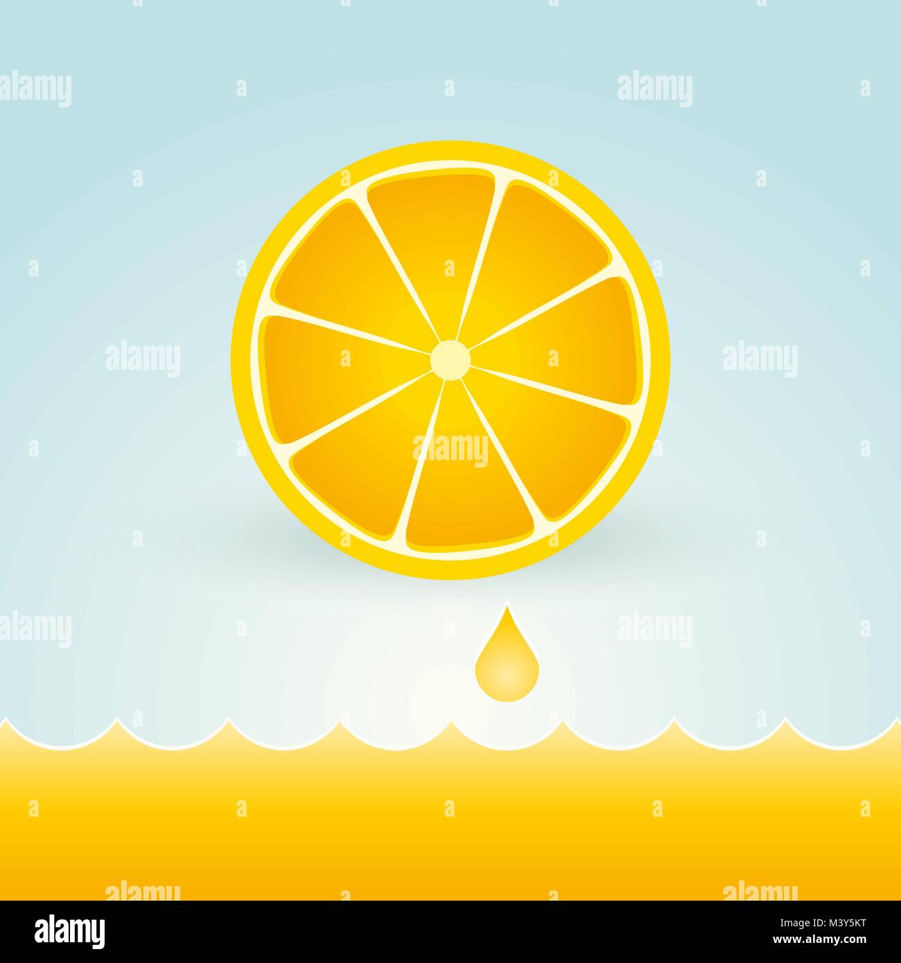 Fresh lemons lemon juice Stock Vector Images - Alamy