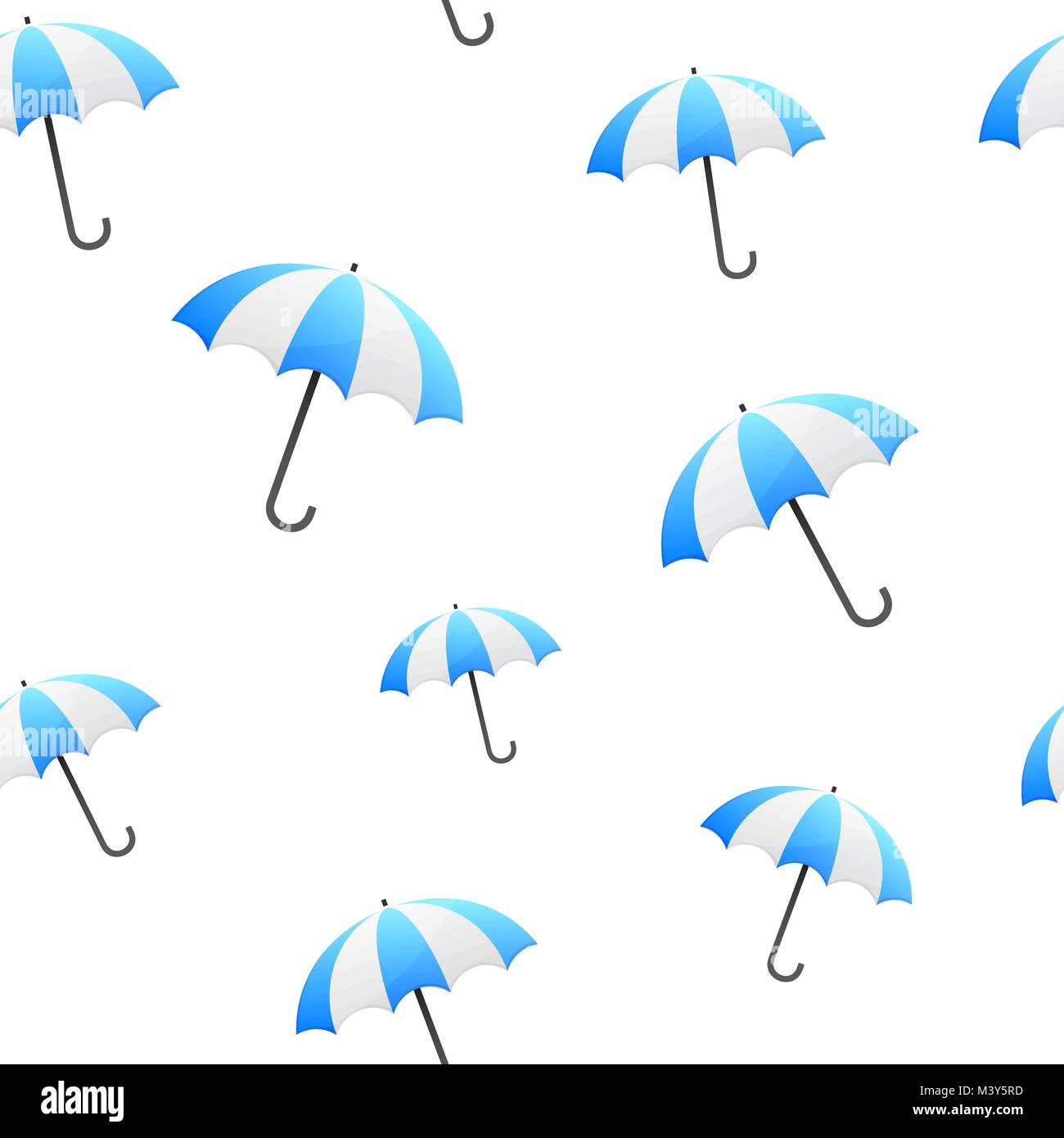 blue umbrella seamless background Stock Vector Image & Art - Alamy