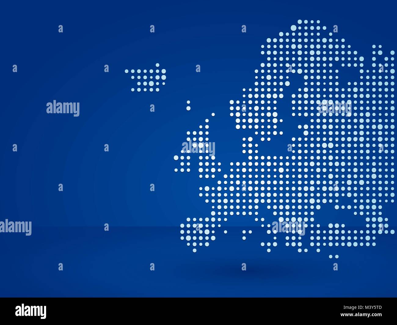map of Europe on blue background Stock Vector Image & Art - Alamy