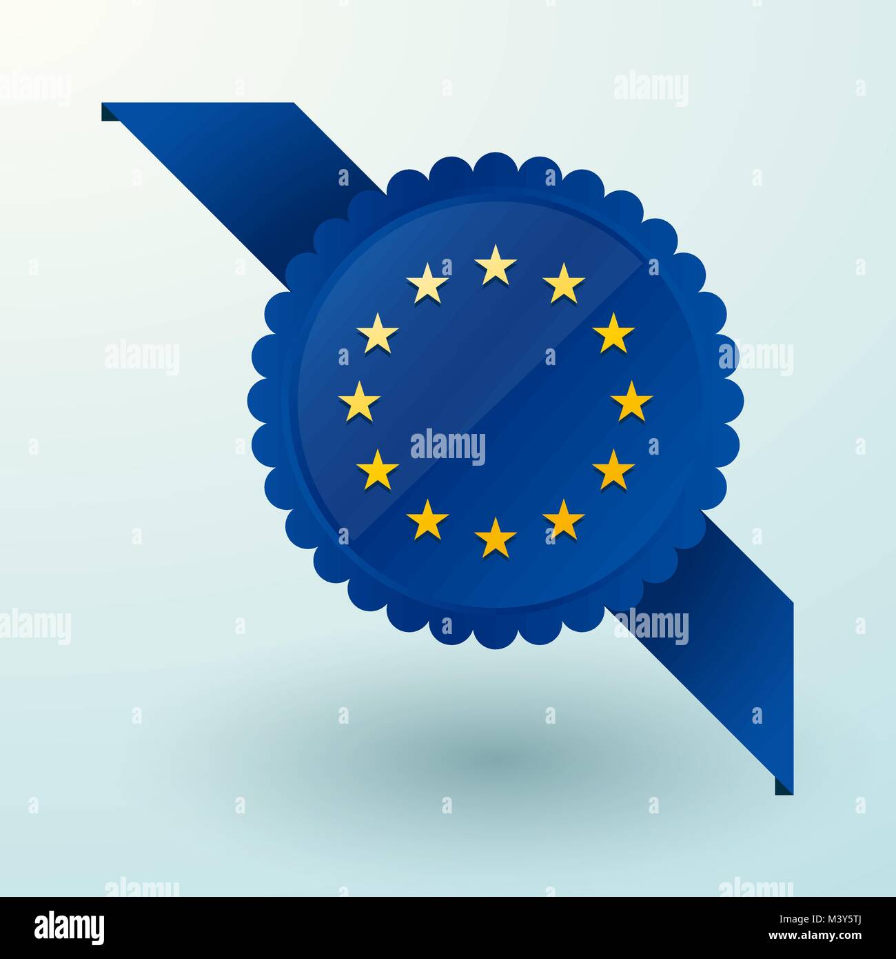 European Union as a brand label overlay Stock Vector Image & Art - Alamy