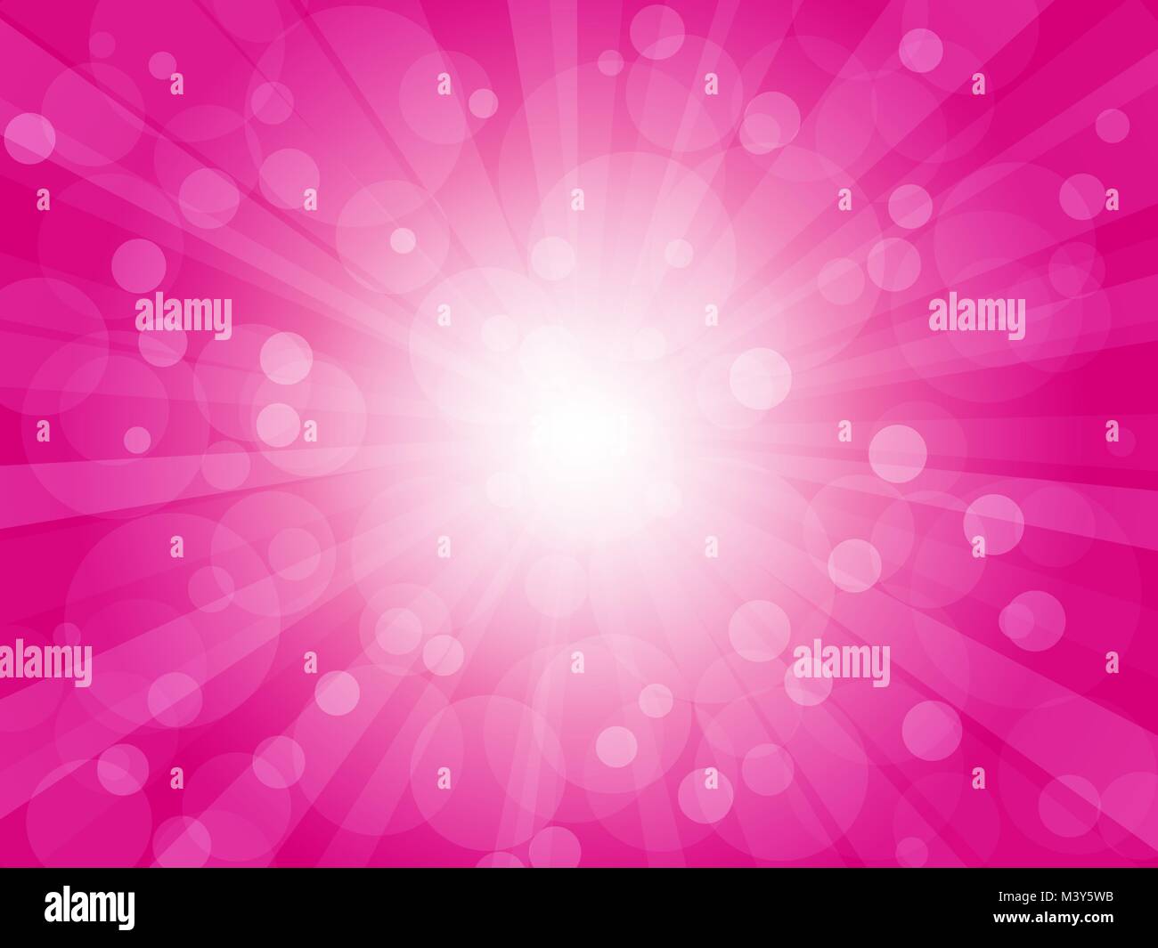 brightly pink background with rays Stock Vector Image & Art - Alamy