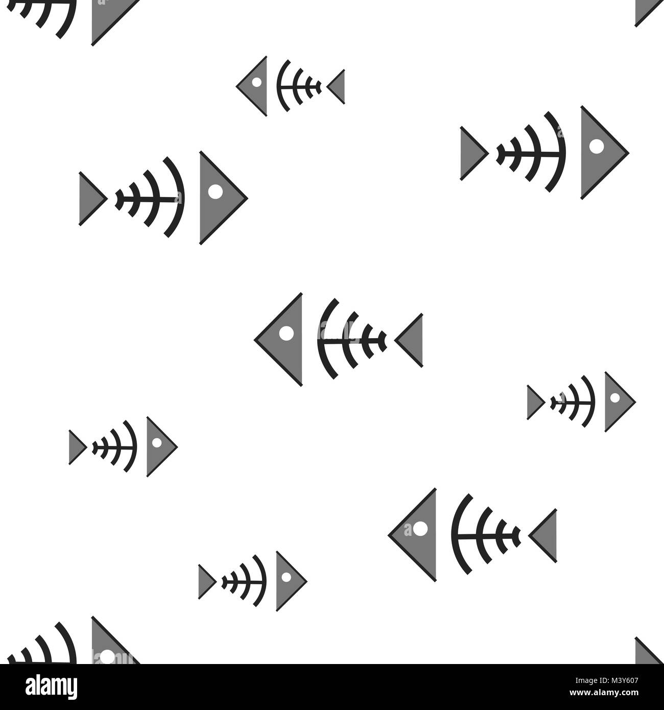 Seamless background with fish bone Stock Vector Image & Art - Alamy