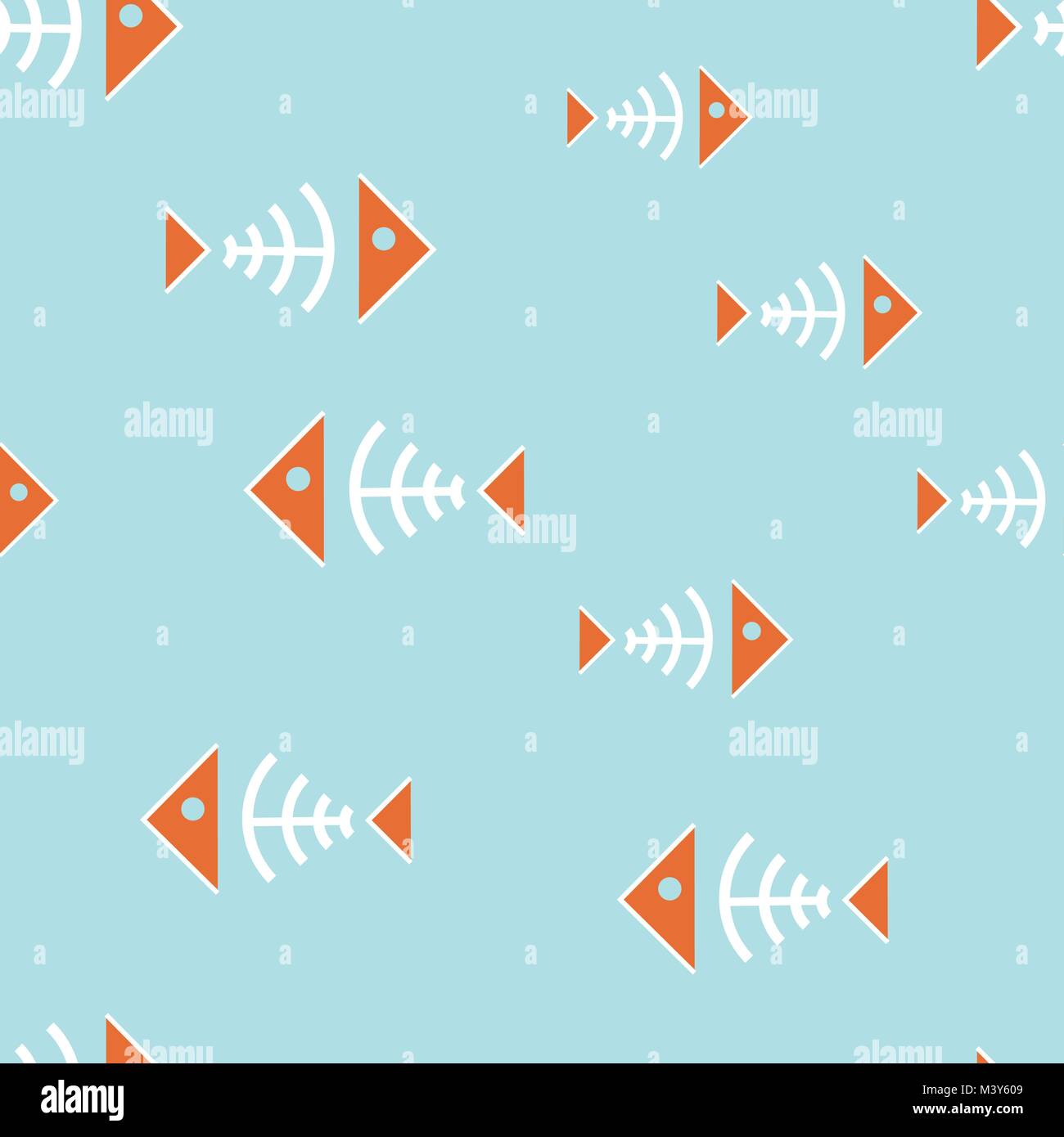 Seamless pattern of dead fish hi-res stock photography and images - Alamy