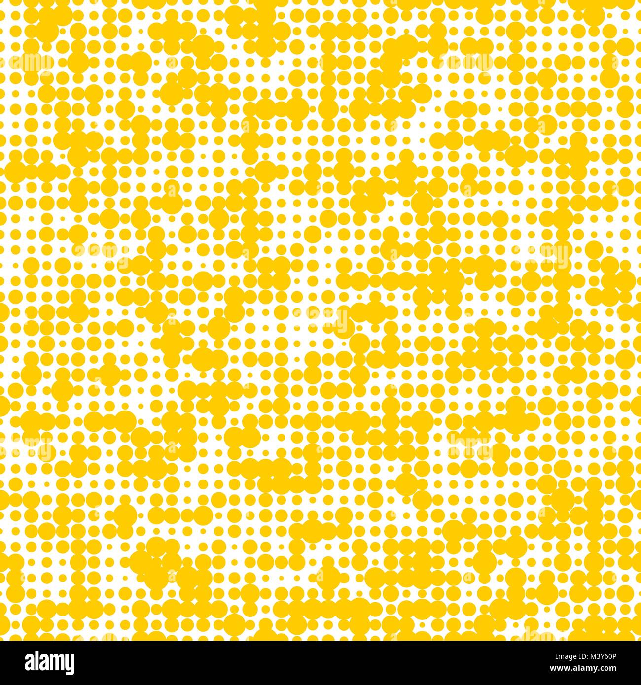 Seamless yellow background with polka dots Stock Vector Image & Art - Alamy