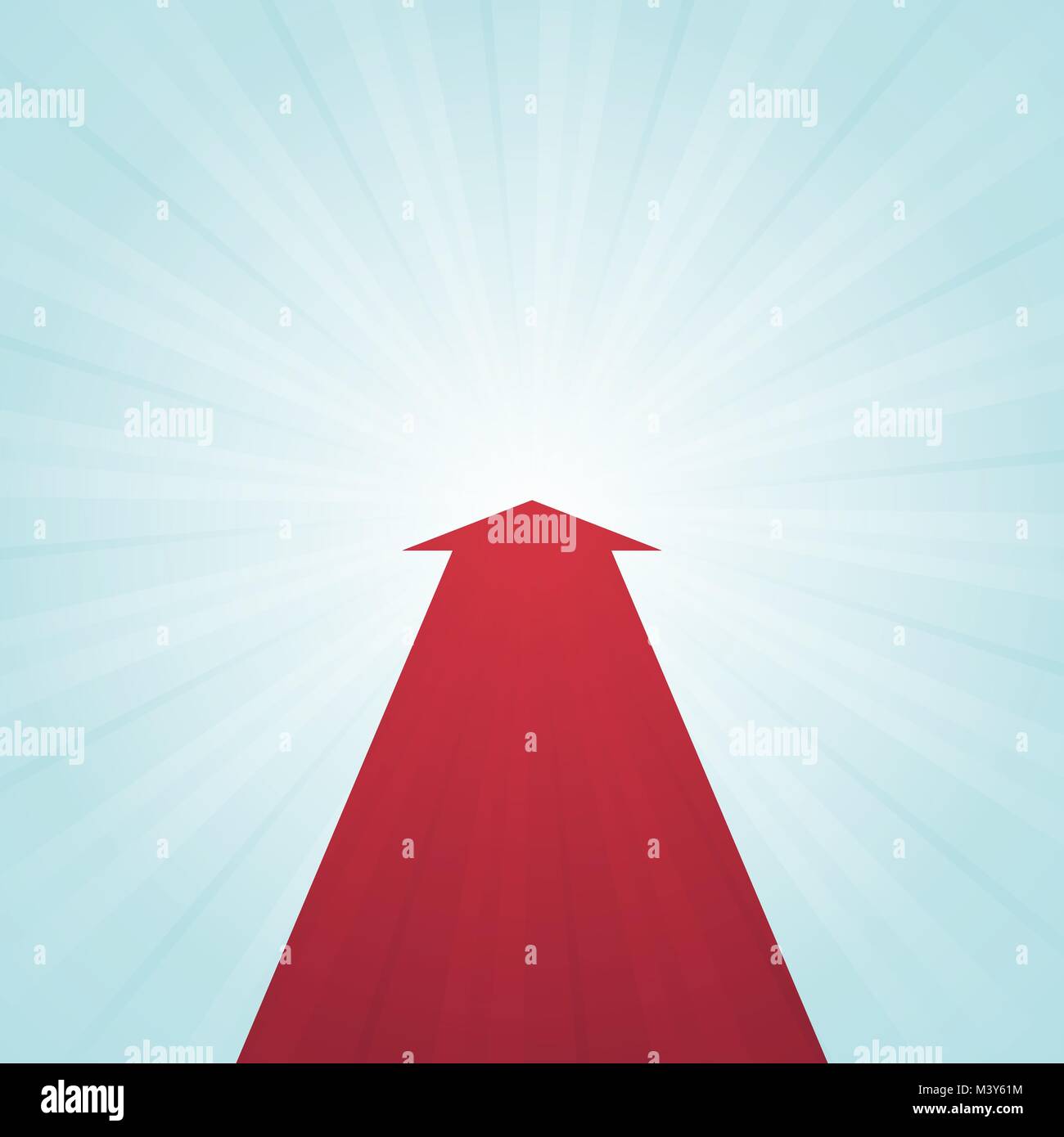 red arrow indicates the correct direction Stock Vector Image & Art - Alamy