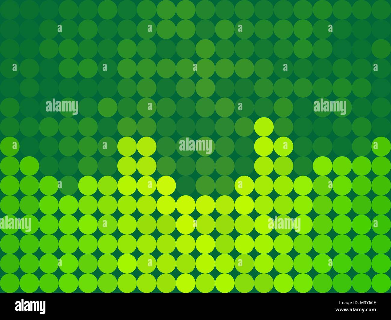 green sound wave vector illustration equalizers Stock Vector Image ...