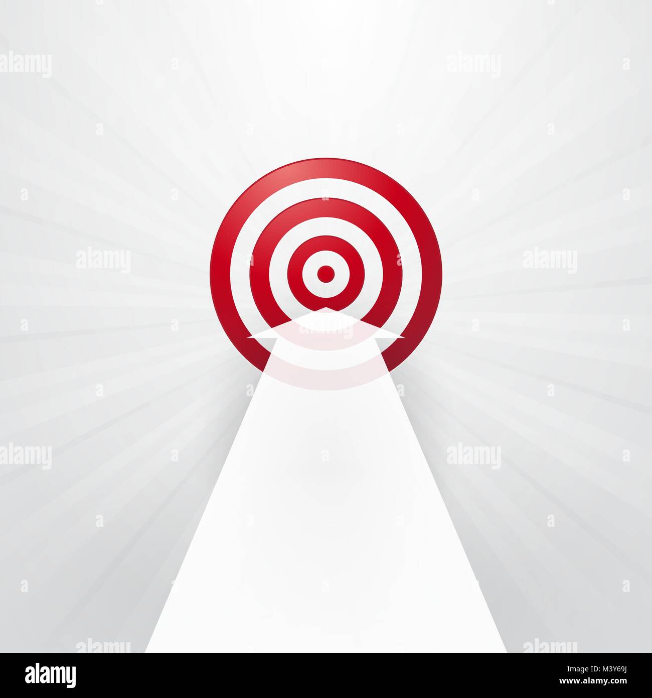 Grey target Stock Vector Images - Alamy