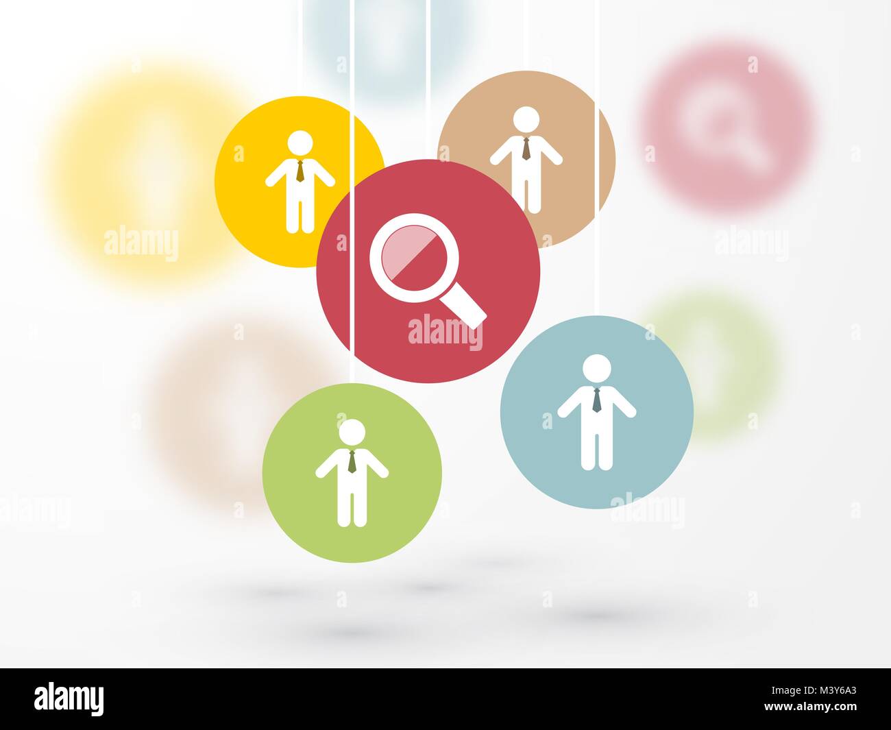 Finding information on person Stock Vector Images - Alamy