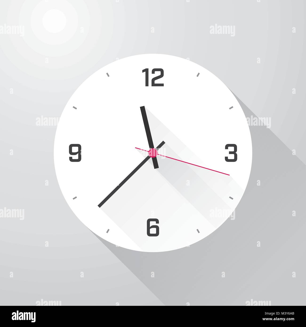 Simple wall clock hi-res stock photography and images - Alamy