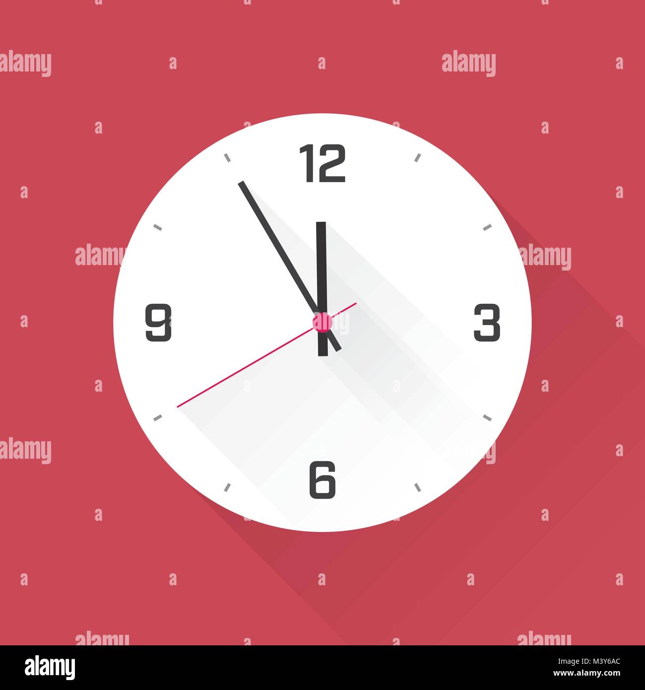 Simple clock hi-res stock photography and images - Alamy