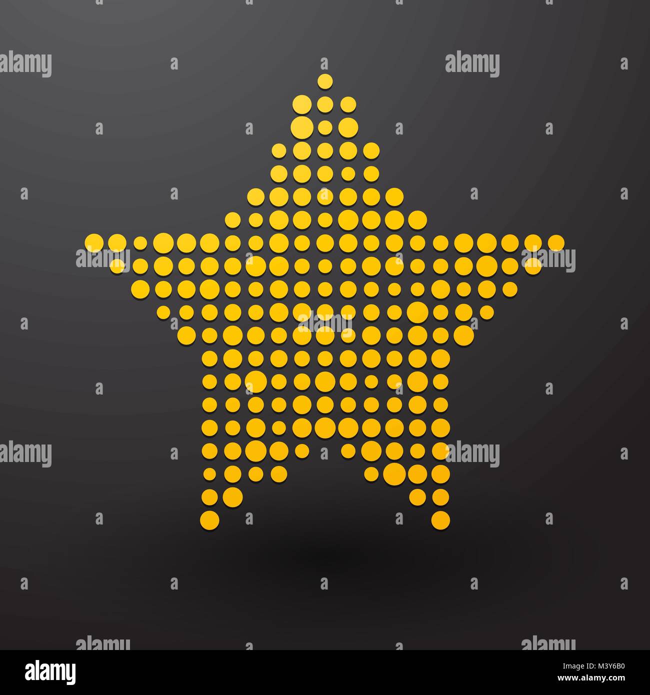 Small gold star isolated Stock Vector Images - Alamy