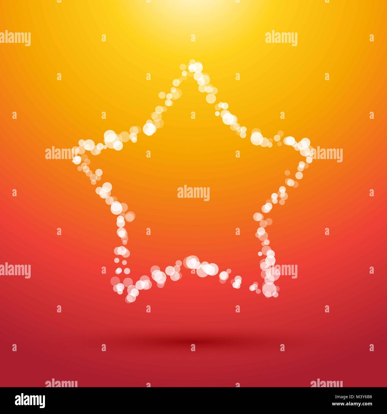 white star from small dots Stock Vector Image & Art - Alamy