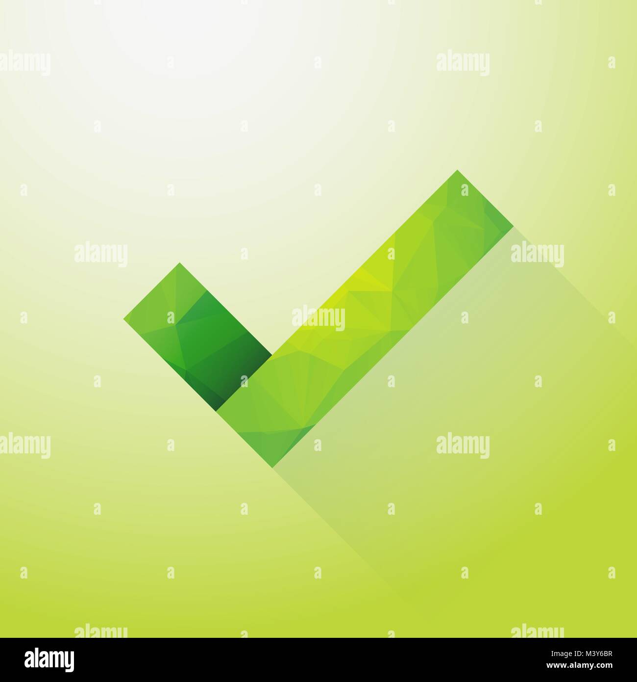 Check mark green Stock Vector Images - Alamy