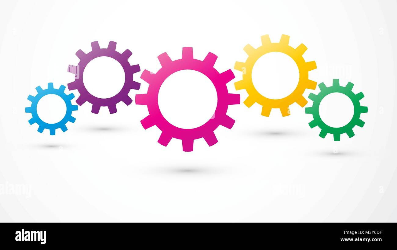 gears color icon Stock Vector Image & Art - Alamy