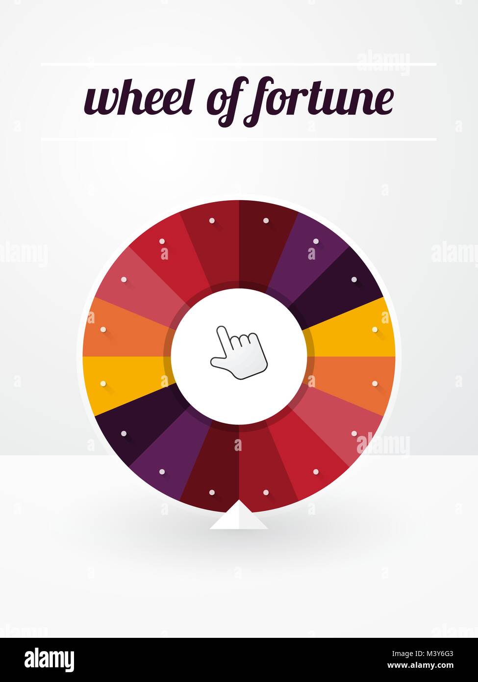 Empty wheel of fortune Stock Vector Images - Alamy