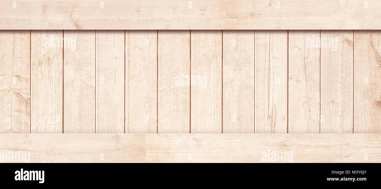 Side of new brown wooden crate, box, planks, floor or frame for text or ...